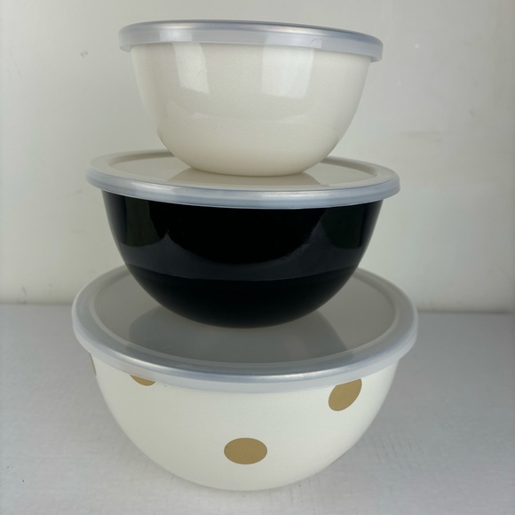Kate Spade/Lenox | Kitchen | Kate Spade Lenox Metal Mixing Bowl Set ...
